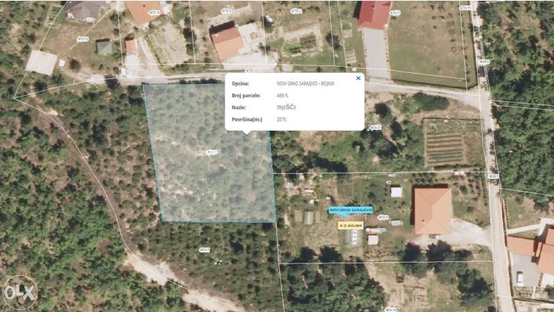 Prodaja - šumsko zemljište u naselju Bojnik